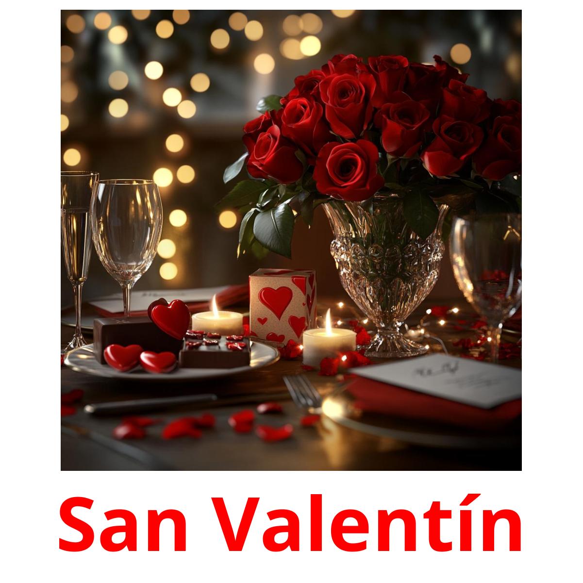 19 Printable Valentine's Day Flashcards in Spanish (Free PDF)