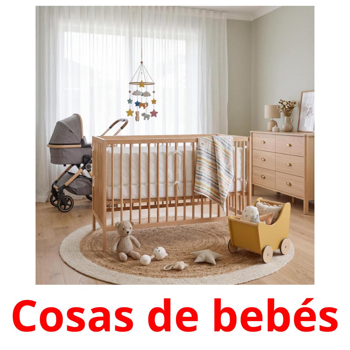 20 Tarjetas de Aprendizaje de Cosas de bebés GRATIS en PDF | Imágenes ...