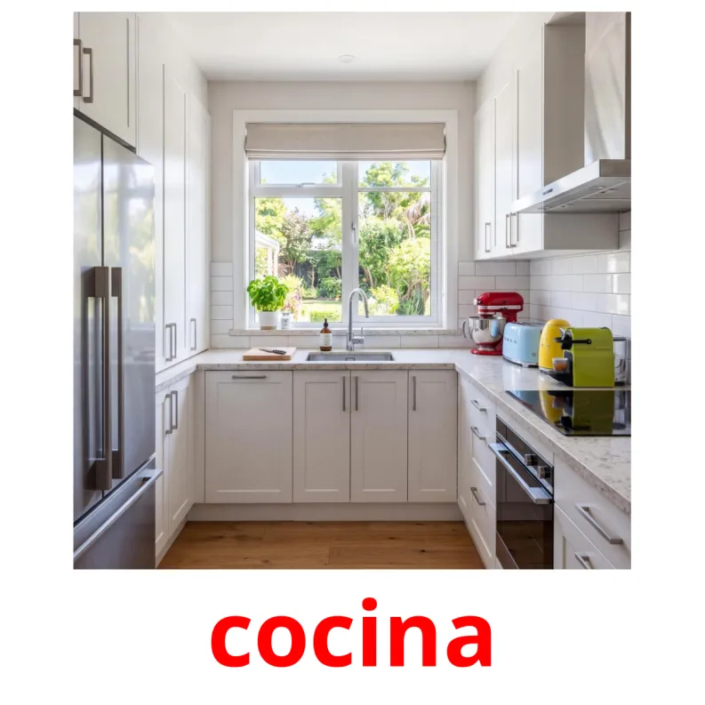 17 Tarjetas de Aprendizaje de Habitaciones GRATIS en PDF | Imágenes en ...