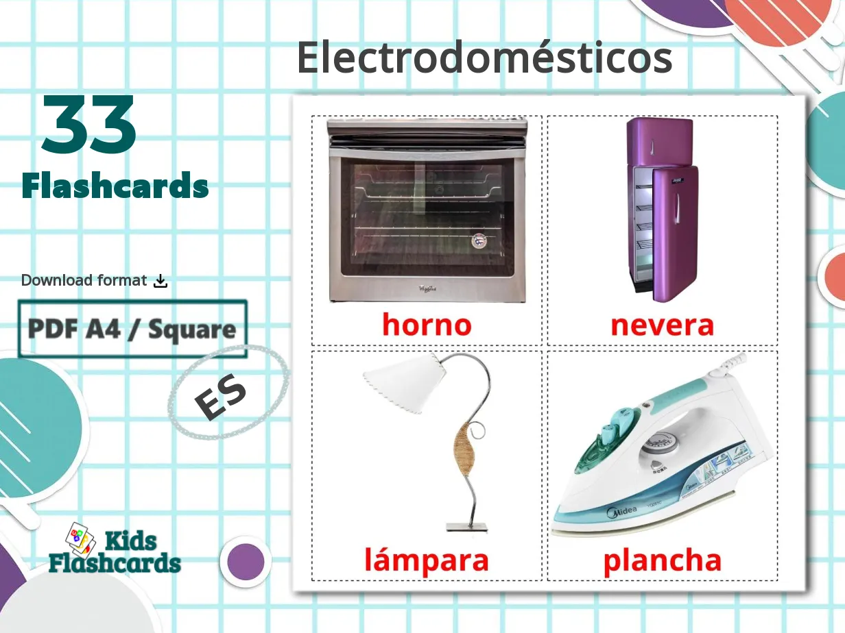 33 Printable Electronics Flashcards in Spanish (Free PDF)