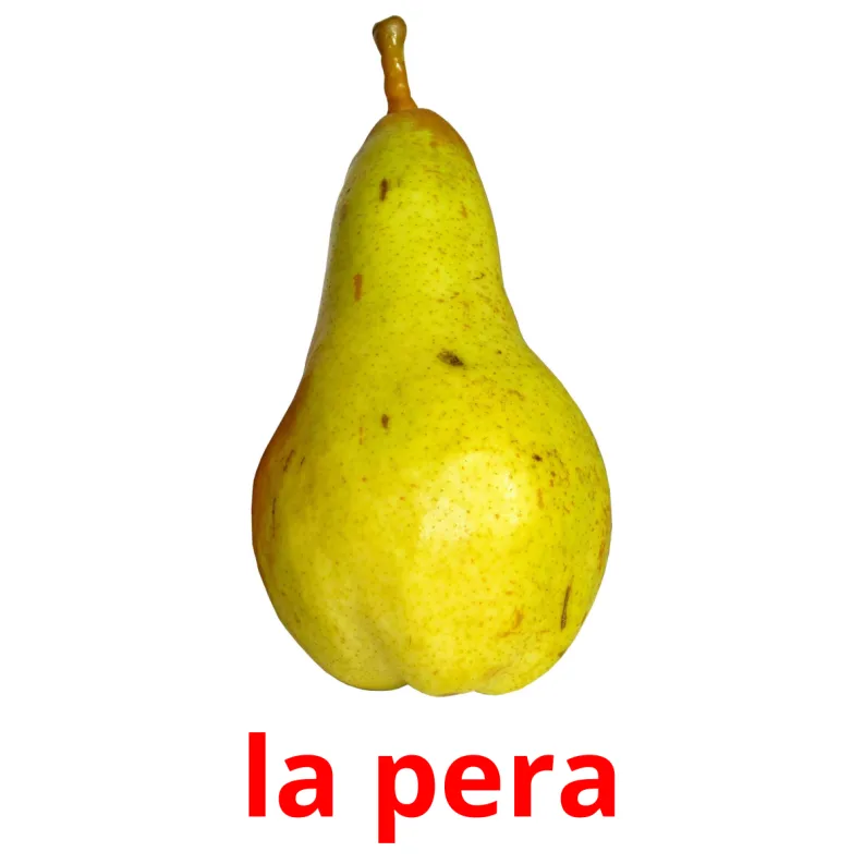 20 Tarjetas de Aprendizaje de Frutas GRATIS en PDF | Imágenes en Español