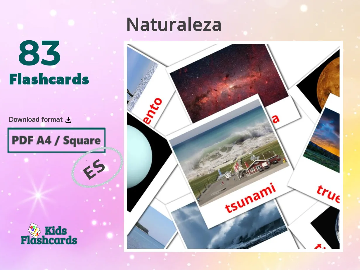 83 FREE Spanish Nature Flashcards | PDF