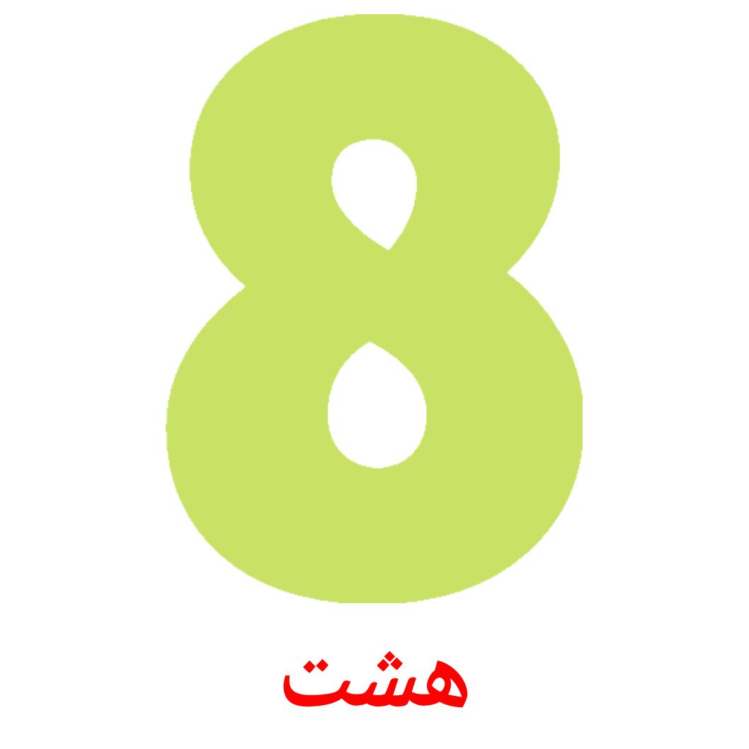 20 FREE Numbers (1-20) Flashcards in 4 PDF formats | Persian Pictures
