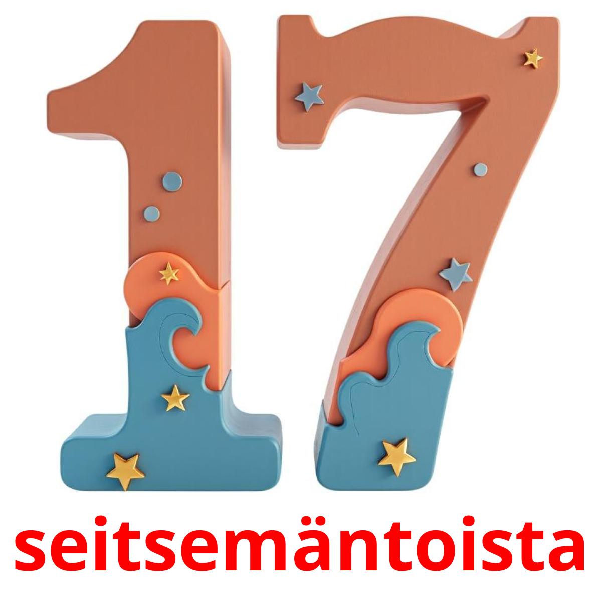 20 FREE Numbers (1-20) Flashcards in PDF | Finnish Pictures