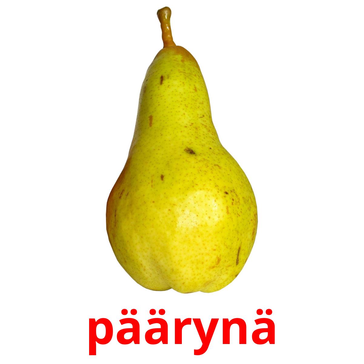21 Printable Fruits Flashcards in Finnish (Free PDF)