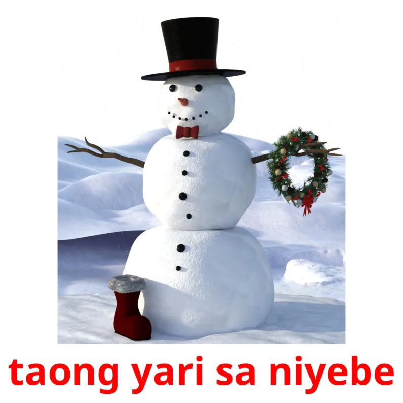 28 FREE Christmas Flashcards | PDF | Filipino Words