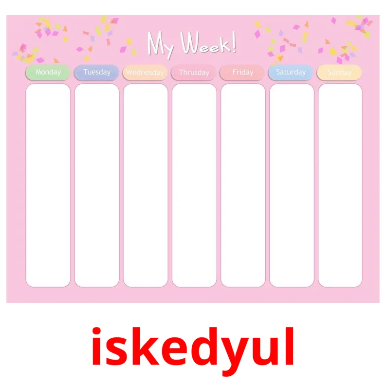 12 Cartões linguagem de Dias da Semana GRÁTIS em 4 formatos PDF ...