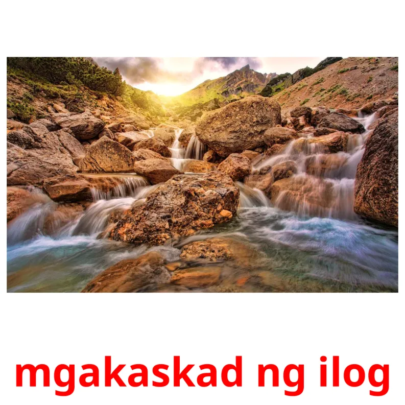 30 FREE Bodies of Water Flashcards | PDF | Filipino Words