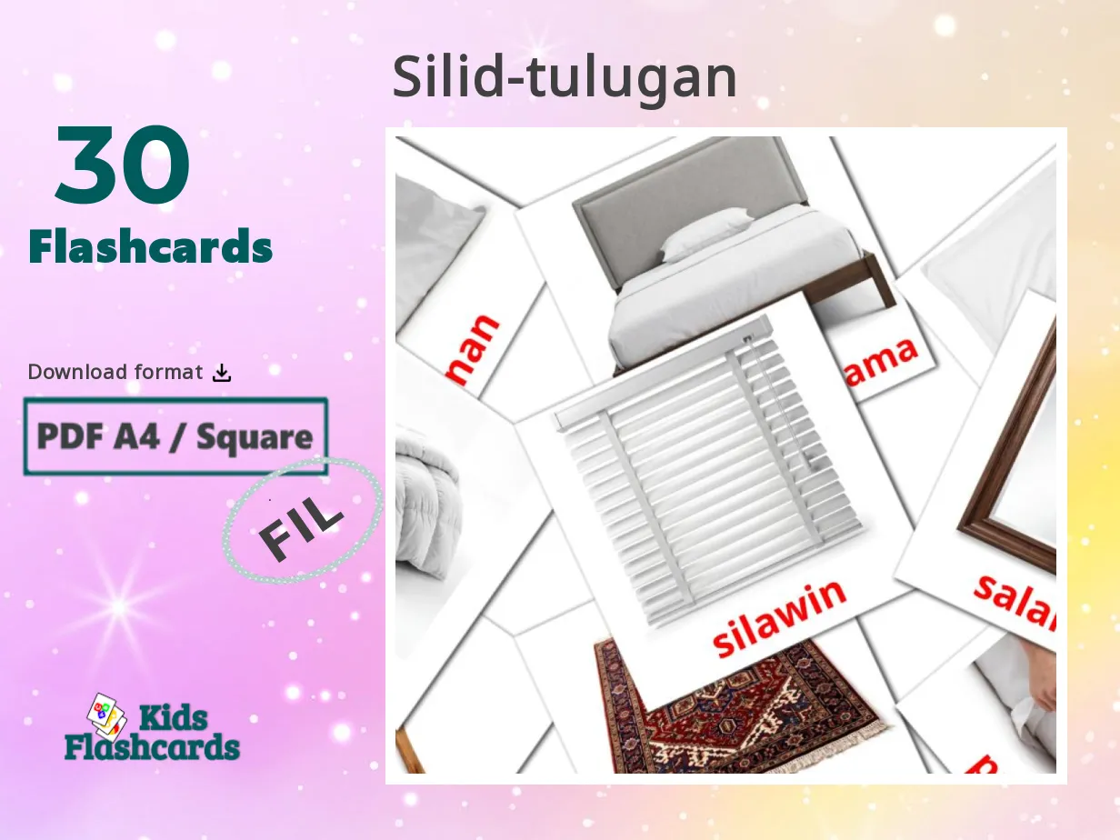 30 FREE Filipino Bedroom Flashcards | PDF