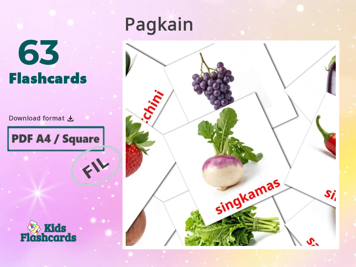 63 FREE Filipino Food Flashcards | PDF