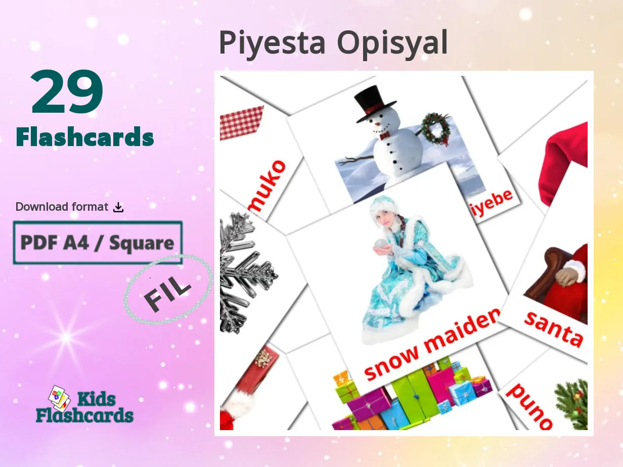 29 FREE Filipino Holidays Flashcards | PDF