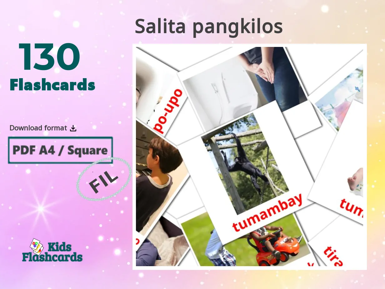 130 FREE Filipino Verbs Flashcards | PDF