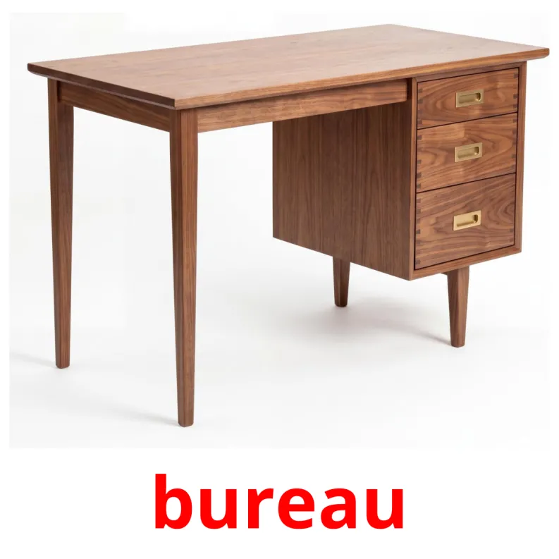 28 FREE Furniture Flashcards | PDF | French Words