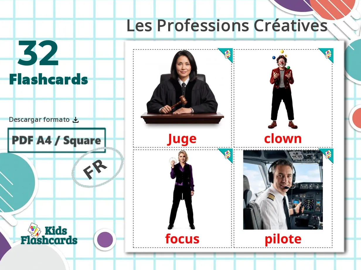 32 Tarjetas de Aprendizaje de Profesiones GRATIS en PDF | Imágenes en ...