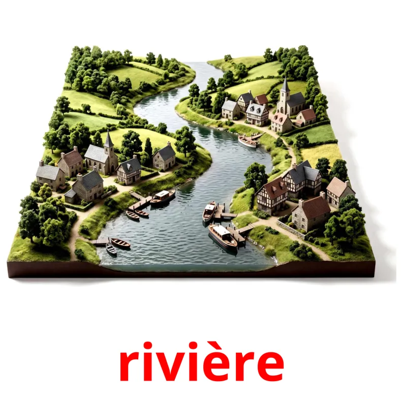 30 FREE Bodies of Water Flashcards | PDF | French Words