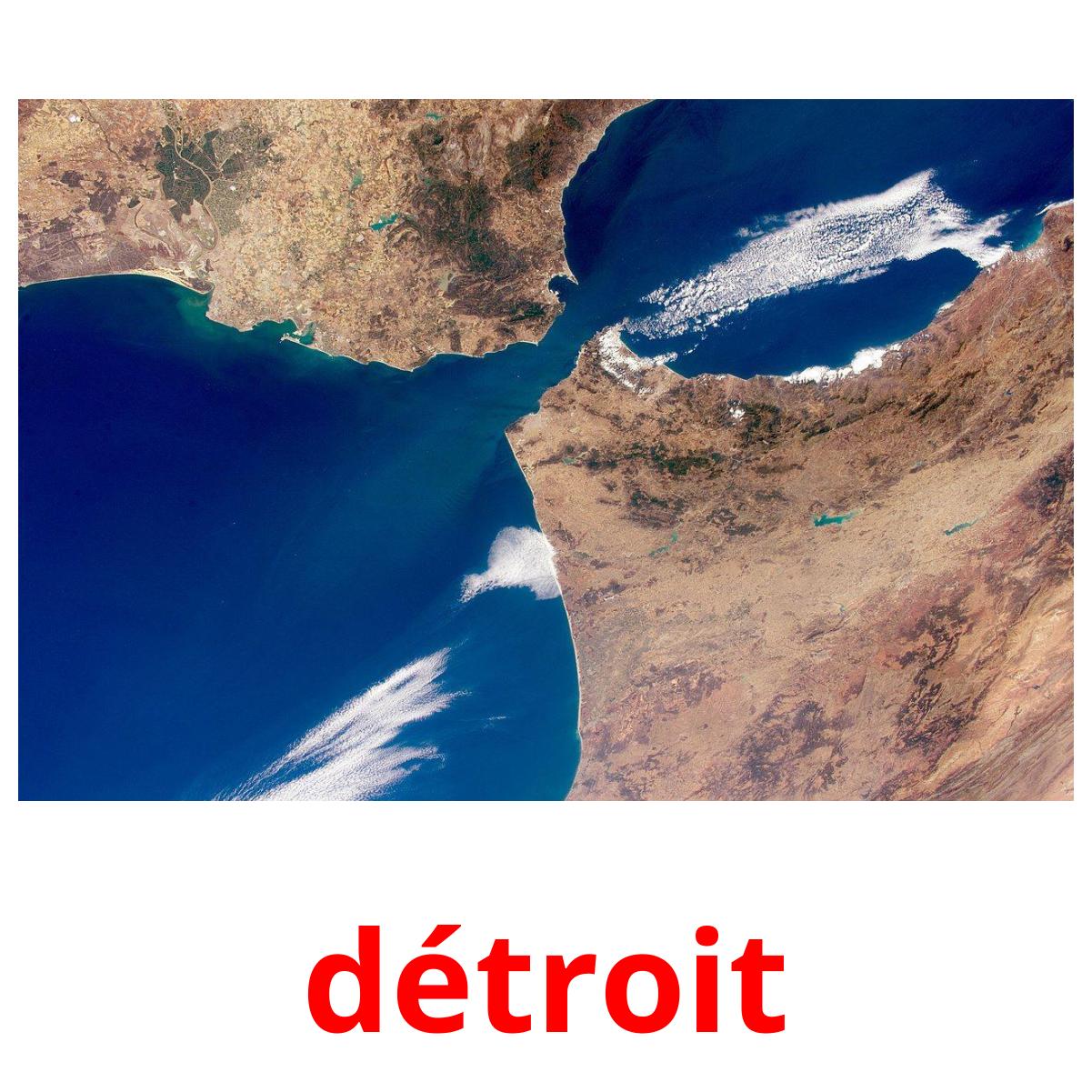 30 Printable Bodies of Water Flashcards in French (Free PDF)