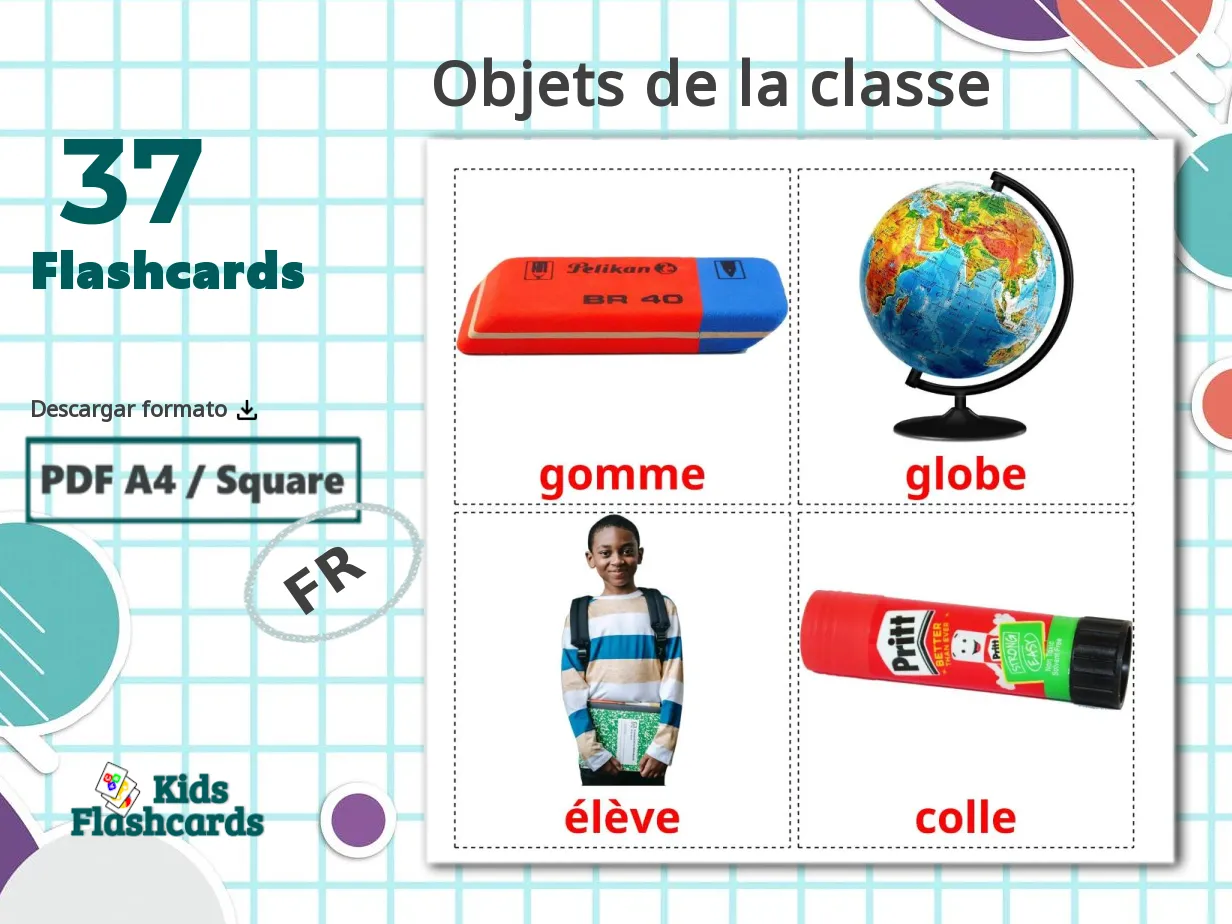 37 Tarjetas de Aprendizaje de Objetos de clase GRATIS en PDF | Imágenes ...