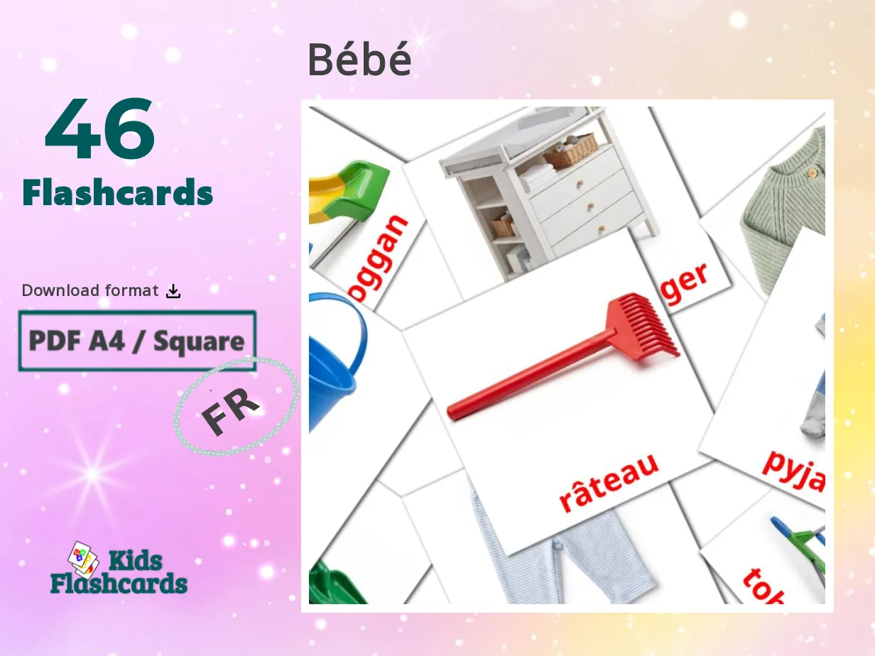 46 FREE French Baby Flashcards | PDF