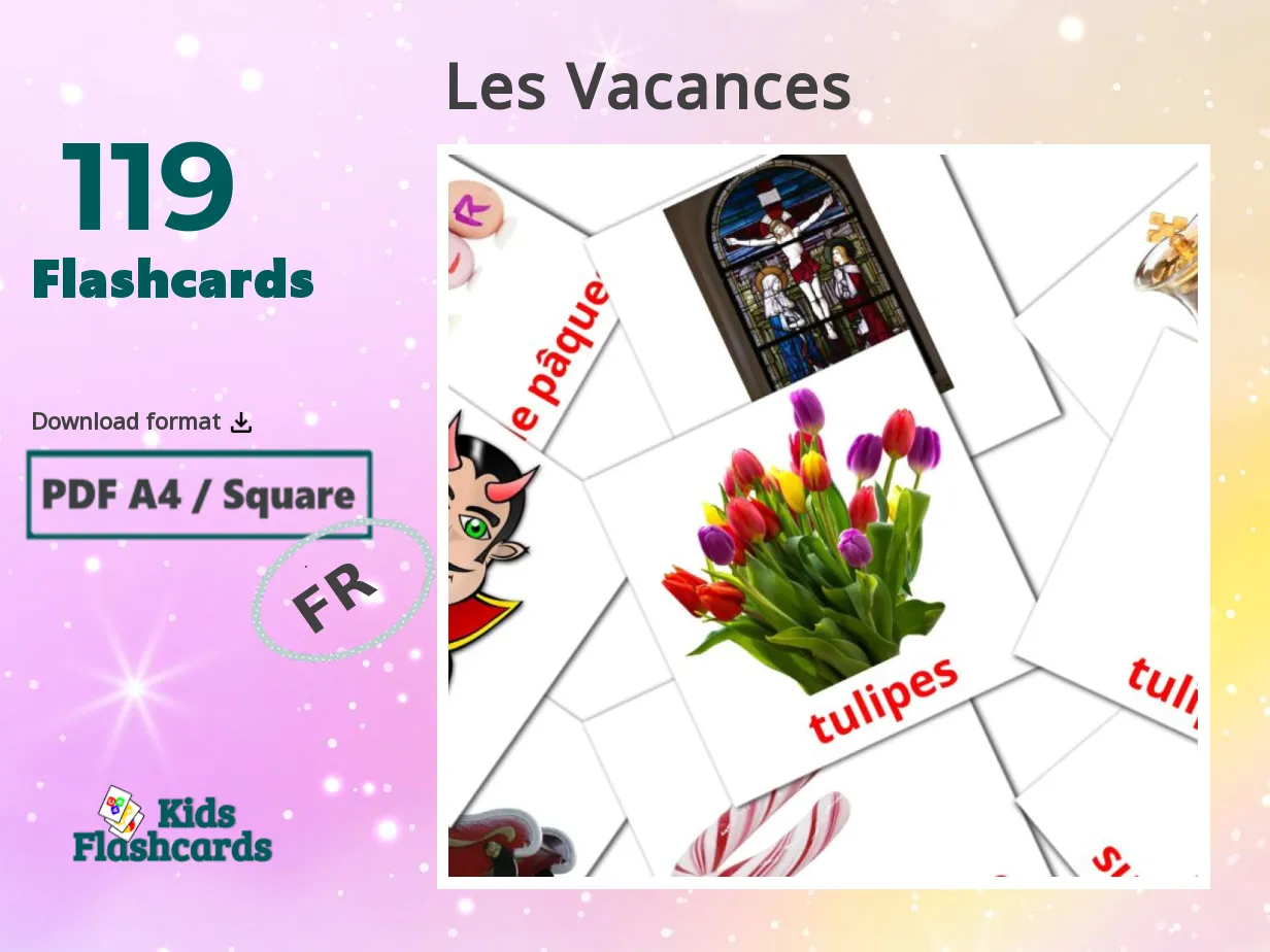 119 FREE French Holidays Flashcards | PDF
