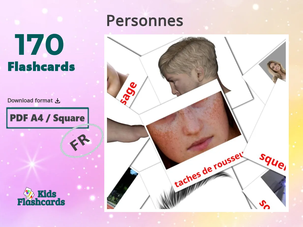 170 FREE French People Flashcards | PDF