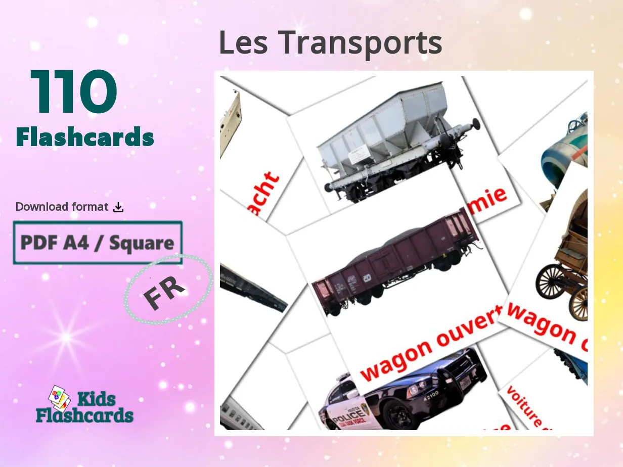 110 FREE French Transport Flashcards | PDF