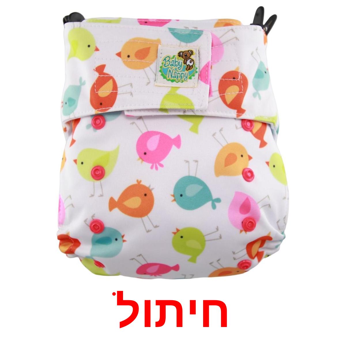 12 Printable Baby clothes Flashcards in Hebrew (Free PDF)