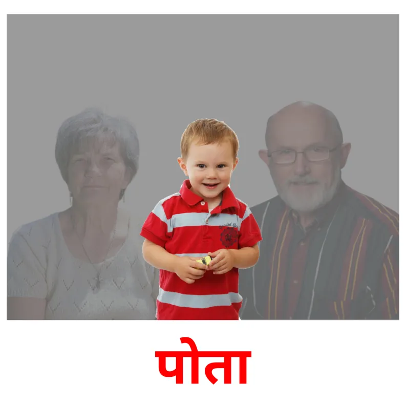 32 Family members Flashcards in PDF | Hindi Pictures