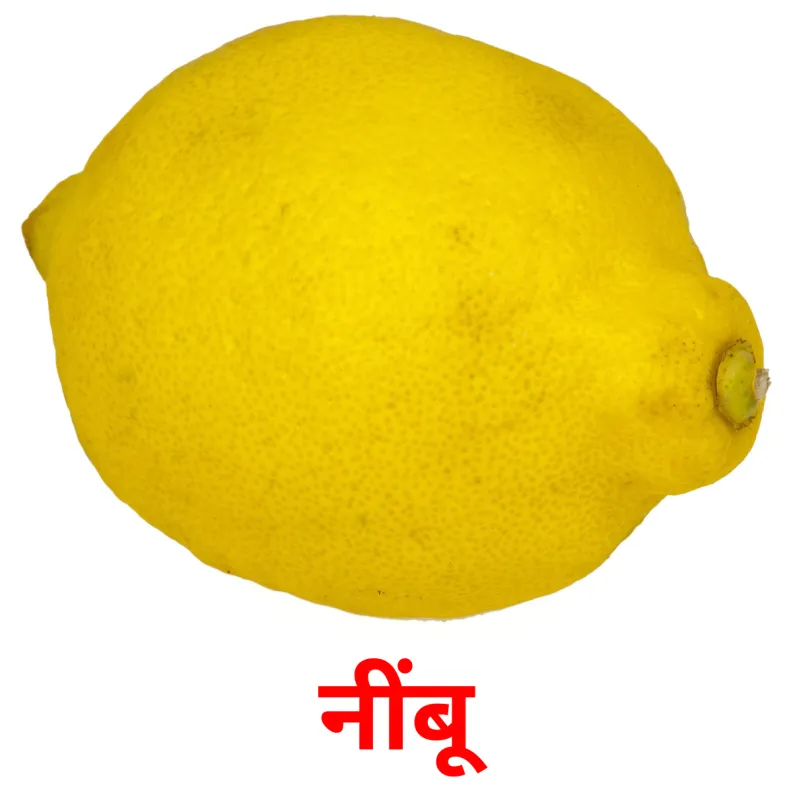 20 FREE Fruits Flashcards | PDF | Hindi Words