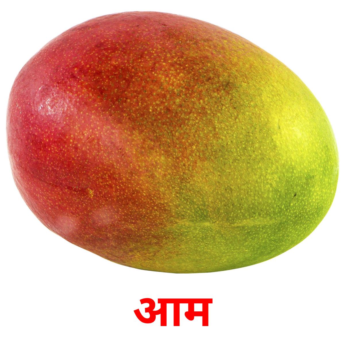 21 Printable Fruits Flashcards in Hindi (Free PDF)