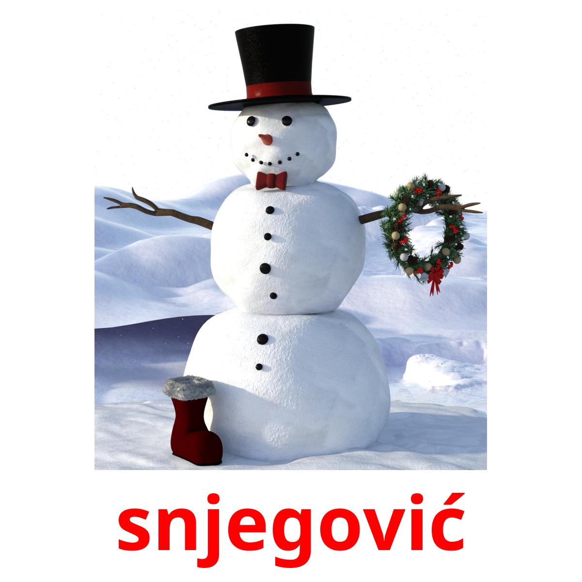 28 FREE Christmas Flashcards | PDF | Croatian Words