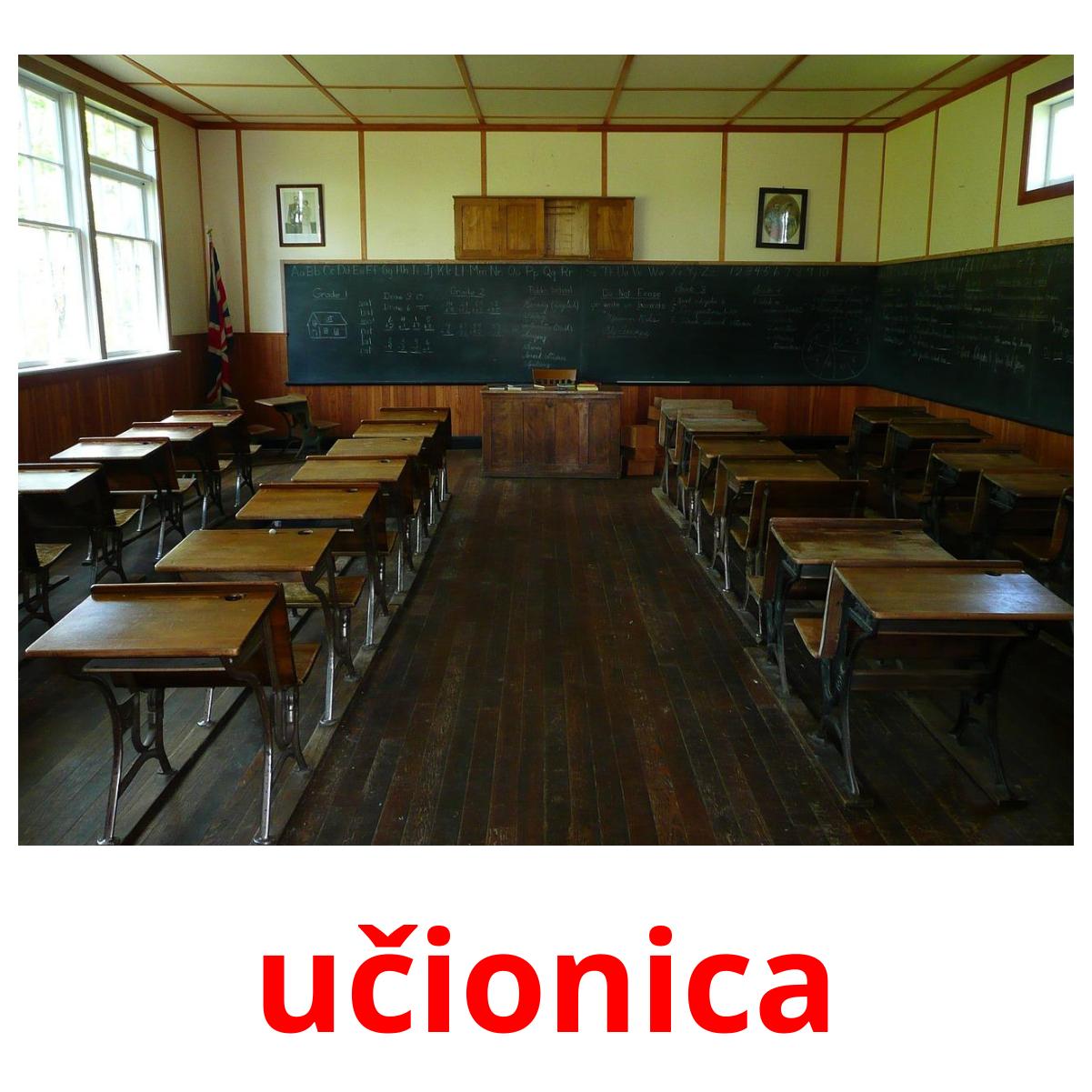 18 Printable School building Flashcards in Croatian (Free PDF)