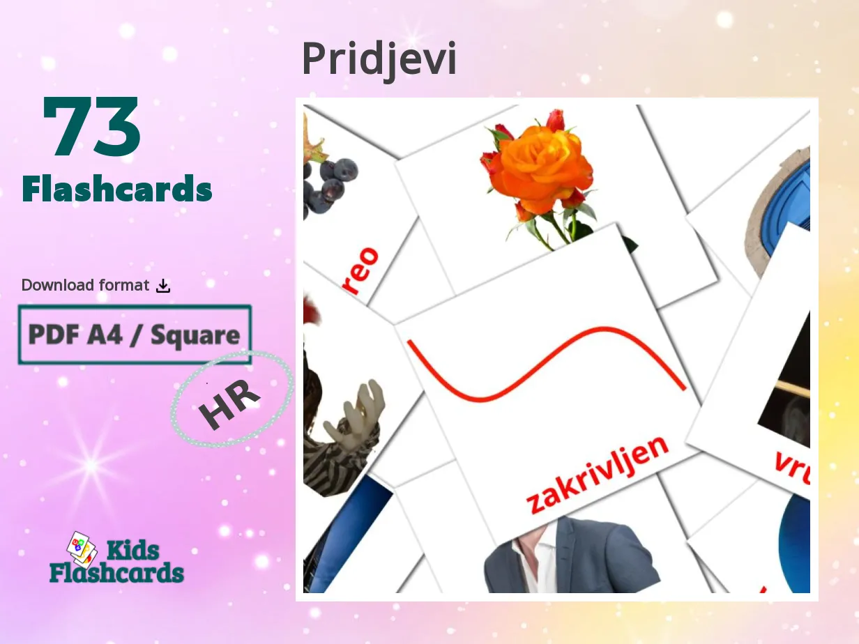 73 FREE Croatian Adjectives Flashcards | PDF