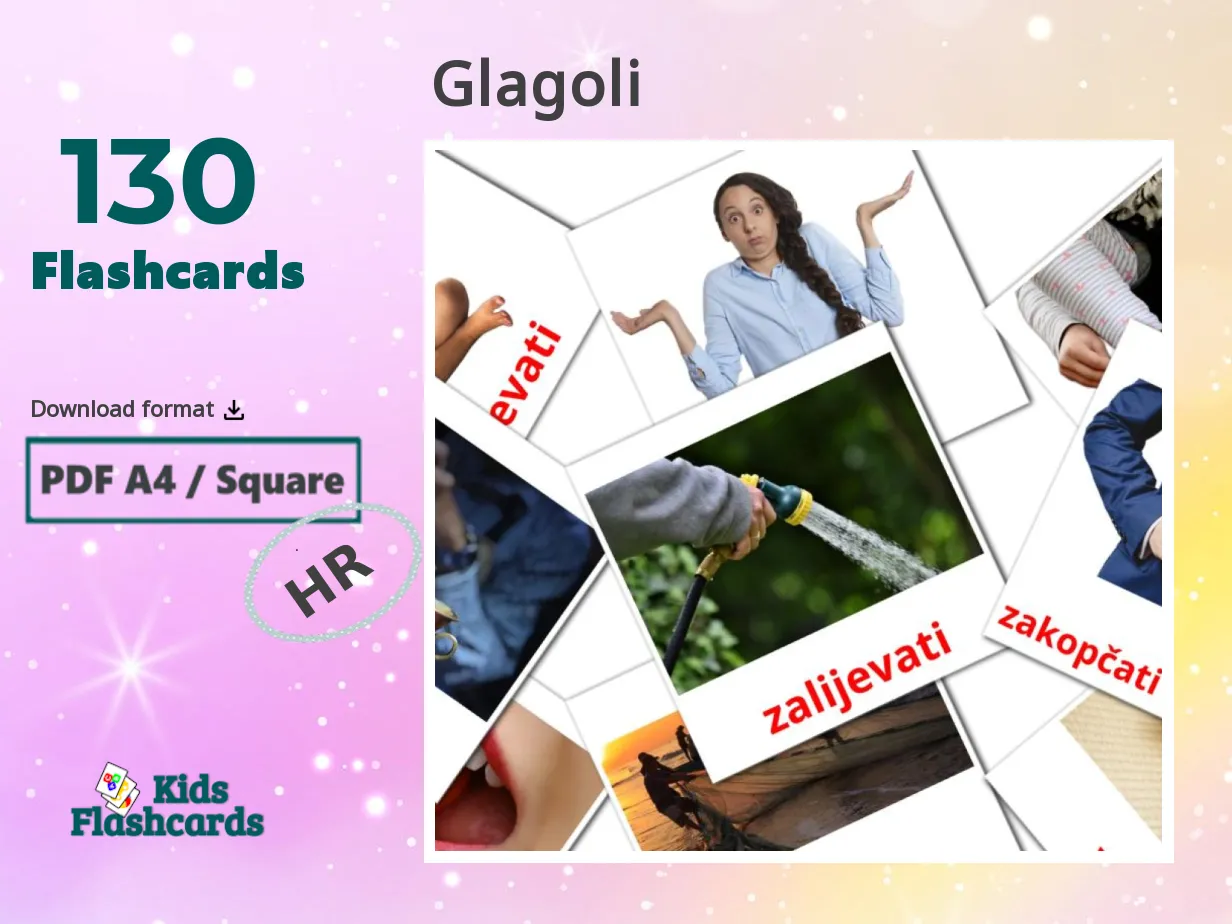 130 FREE Croatian Verbs Flashcards | PDF