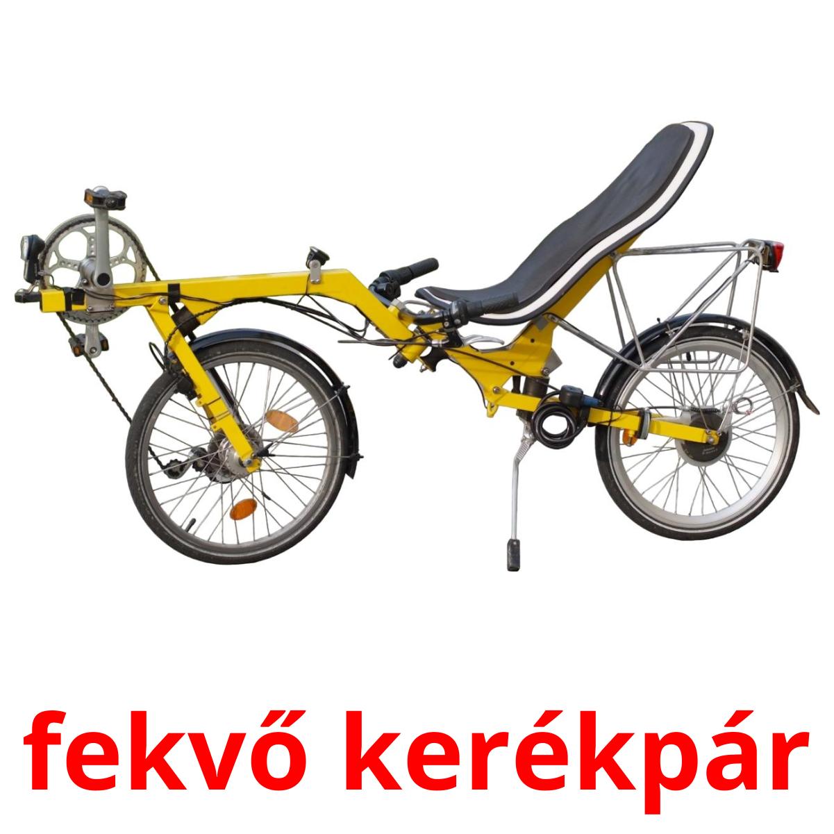 17 Printable Bicycle transport Flashcards in Hungarian (Free PDF)