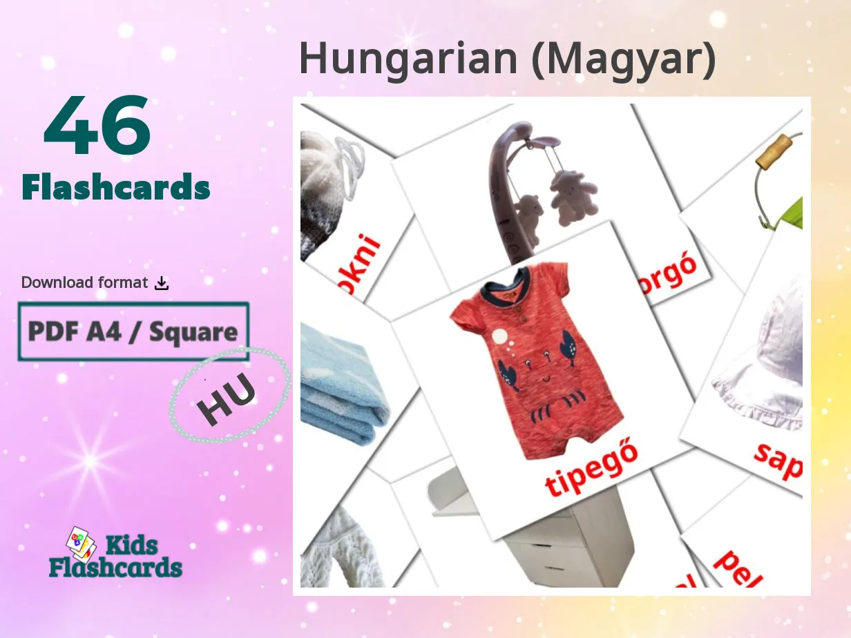 46 FREE Hungarian Baby Flashcards | PDF