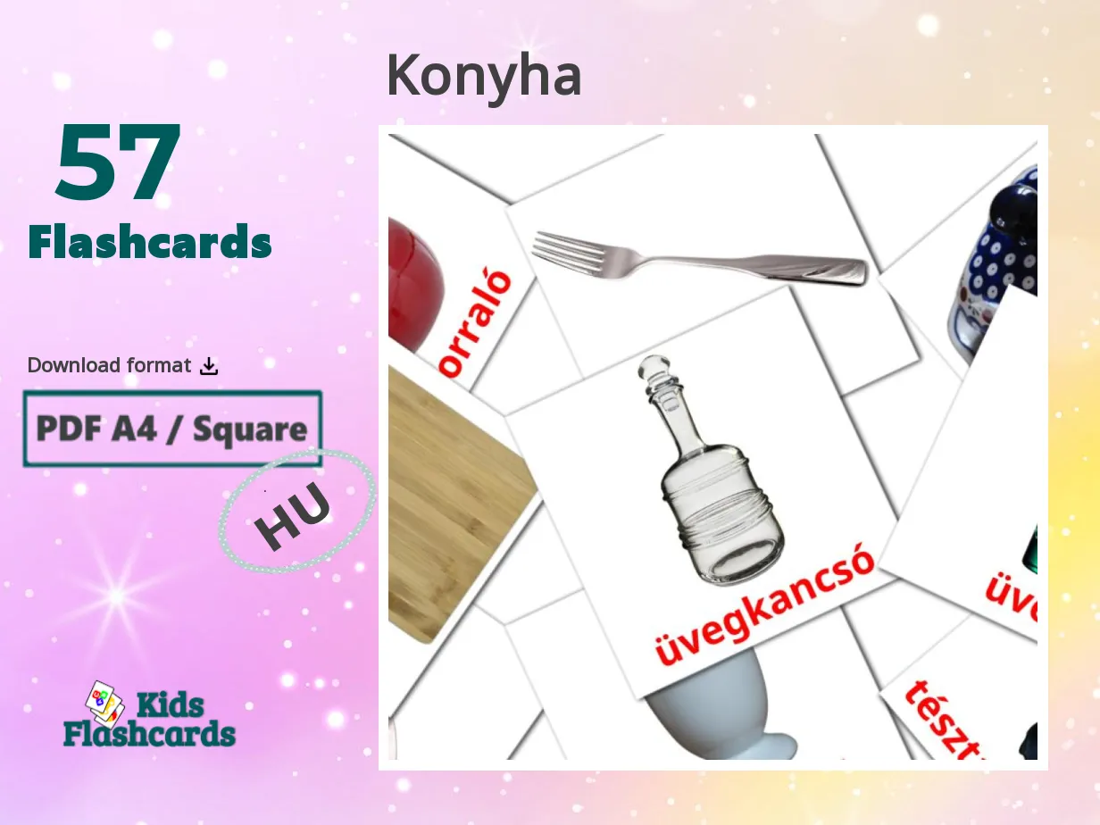 57 FREE Hungarian Kitchen Flashcards | PDF