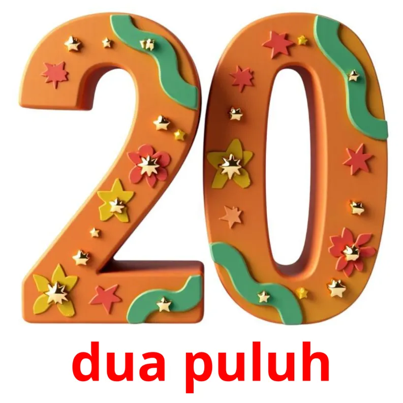 20 FREE Numbers (1-20) Flashcards | PDF | Indonesian Words
