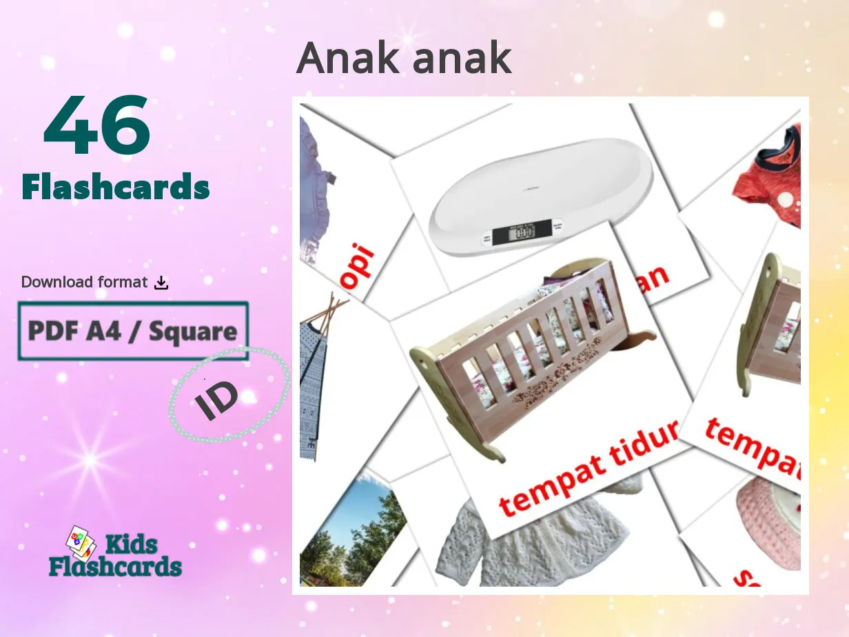 46 FREE Indonesian Baby Flashcards | PDF