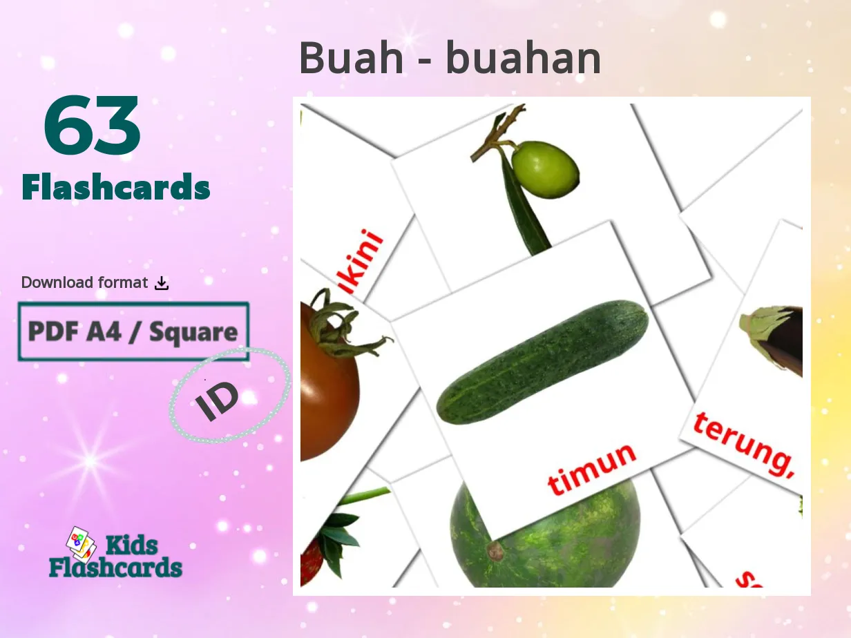 63 FREE Indonesian Food Flashcards | PDF