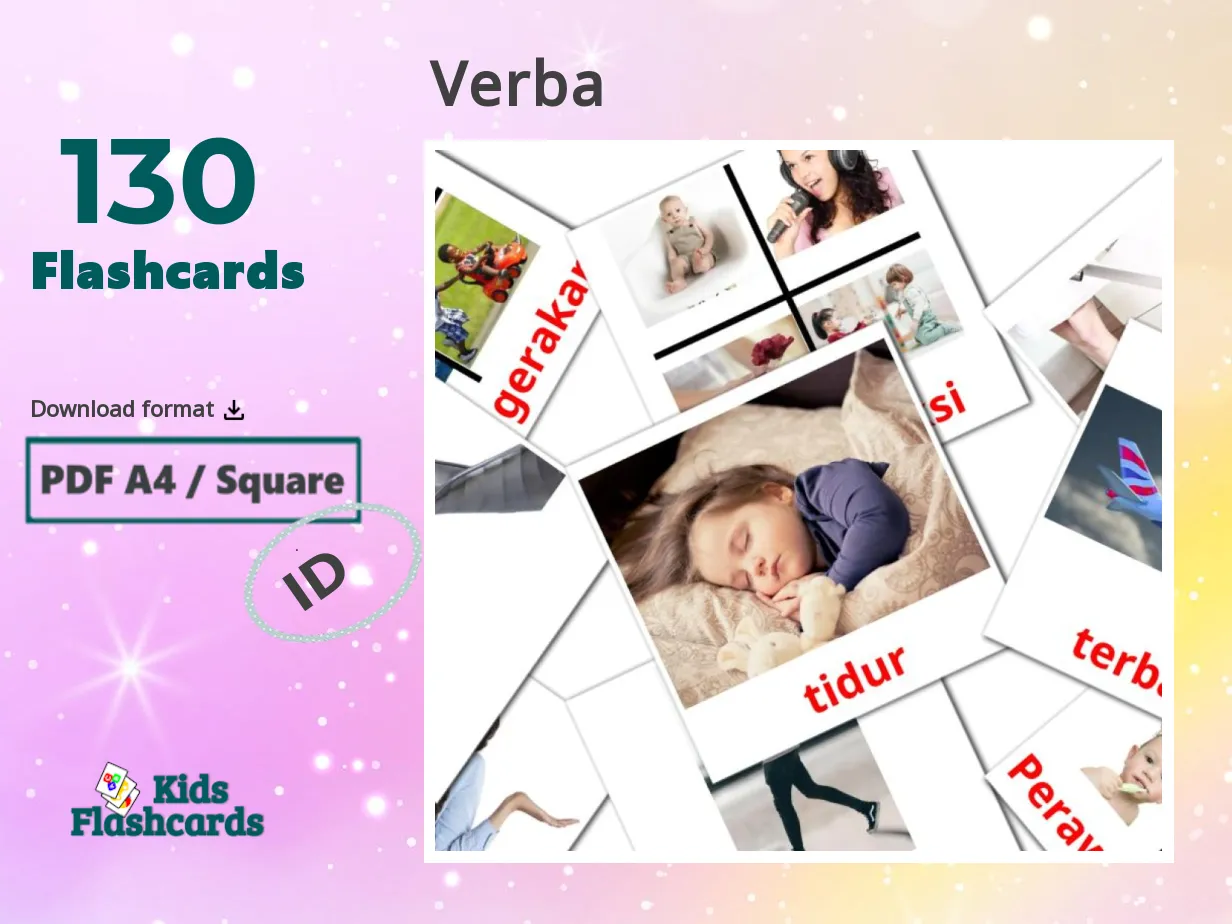 130 FREE Indonesian Verbs Flashcards | PDF
