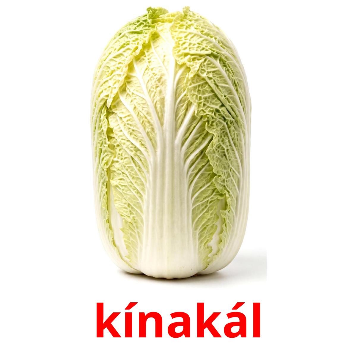 30 Printable Vegetables Flashcards in Icelandic (Free PDF)