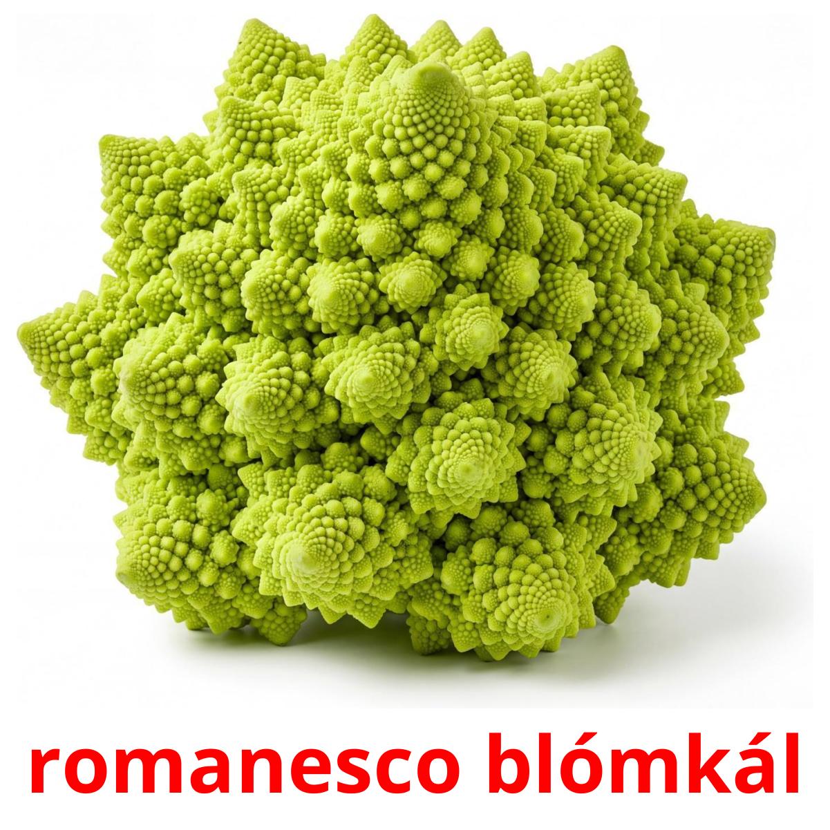 30 Printable Vegetables Flashcards in Icelandic (Free PDF)