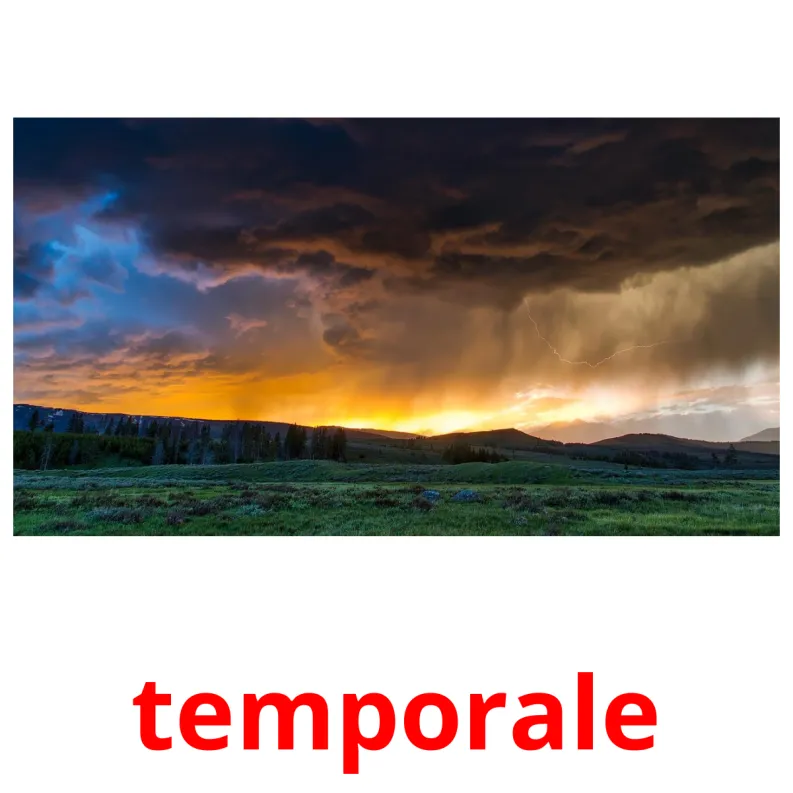 31 FREE Weather Flashcards | PDF | Italian Words