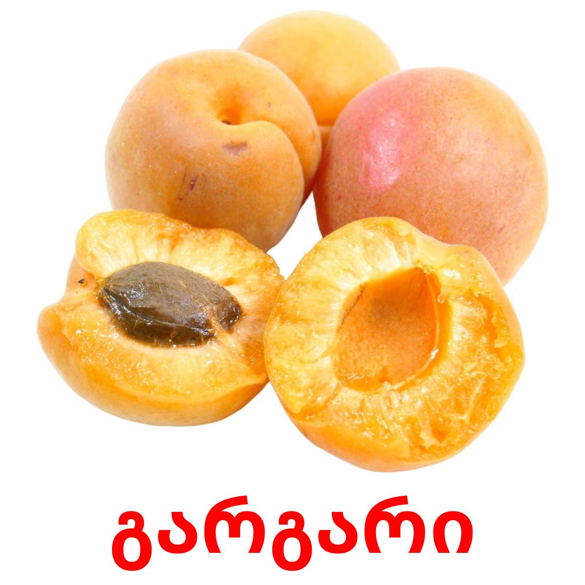 20 FREE Fruits Flashcards | PDF | Georgian Words