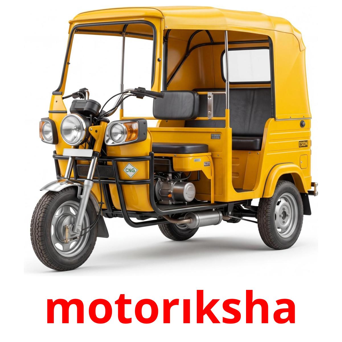 13 Printable Motorcycles Flashcards in Kazakh(latin) (Free PDF)