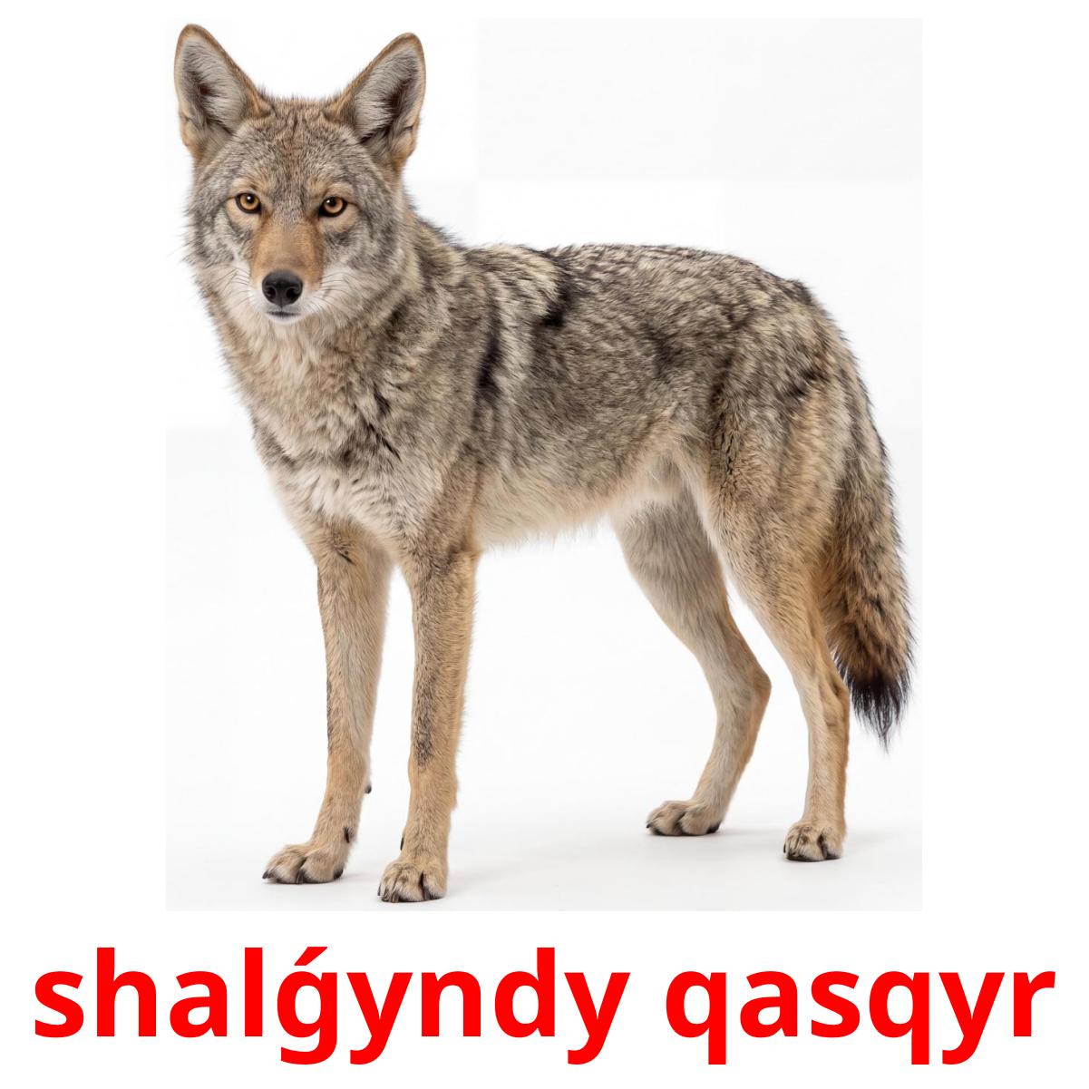 23 Printable Forest animals Flashcards in Kazakh(latin) (Free PDF)