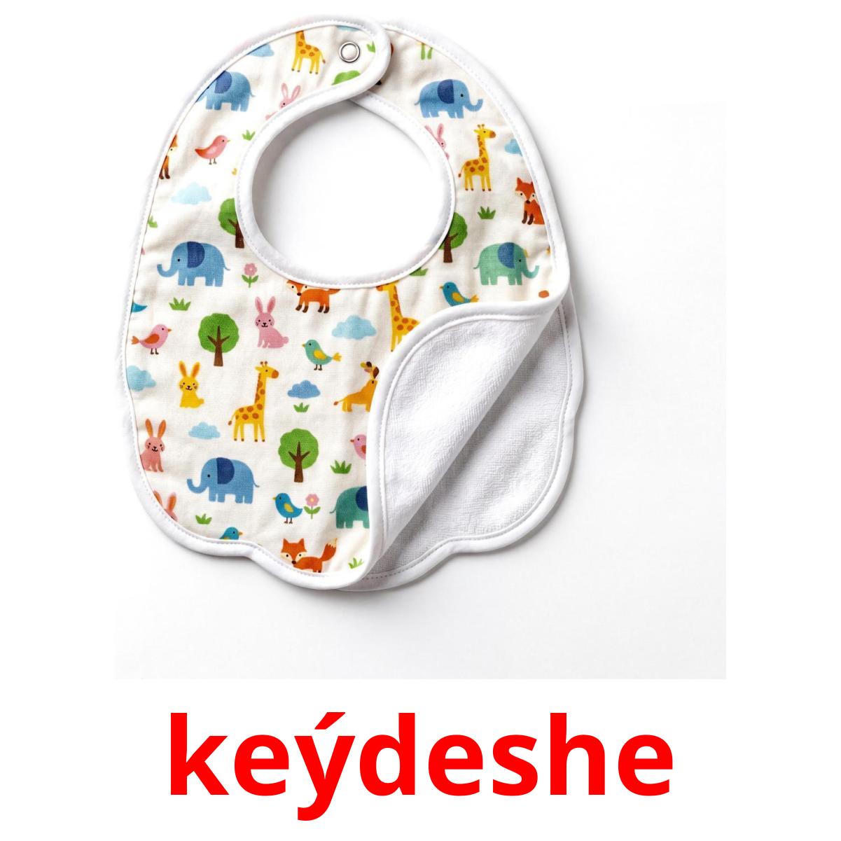 12 Printable Baby clothes Flashcards in Kazakh(latin) (Free PDF)