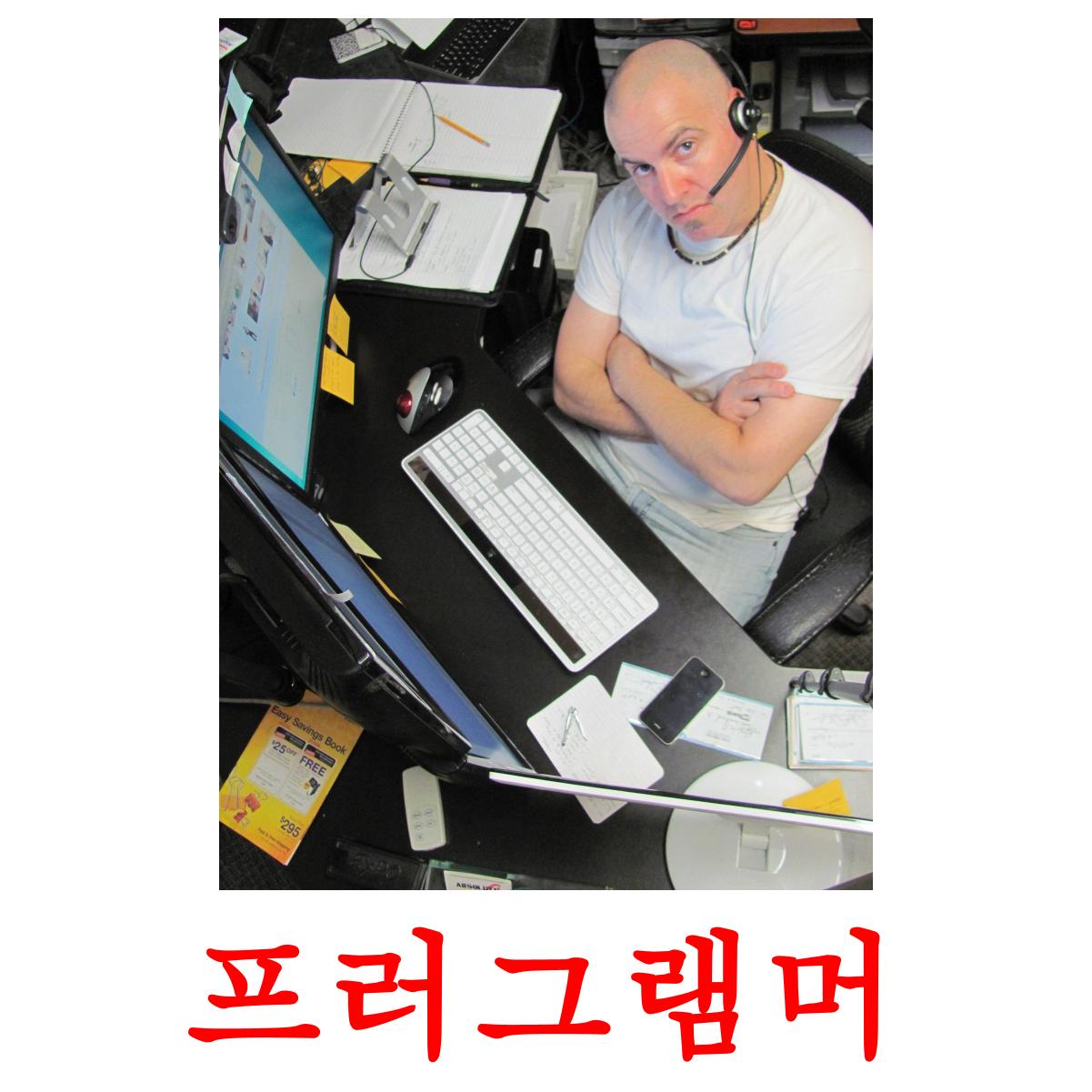 32 Printable Professions Flashcards in Korean (Free PDF)