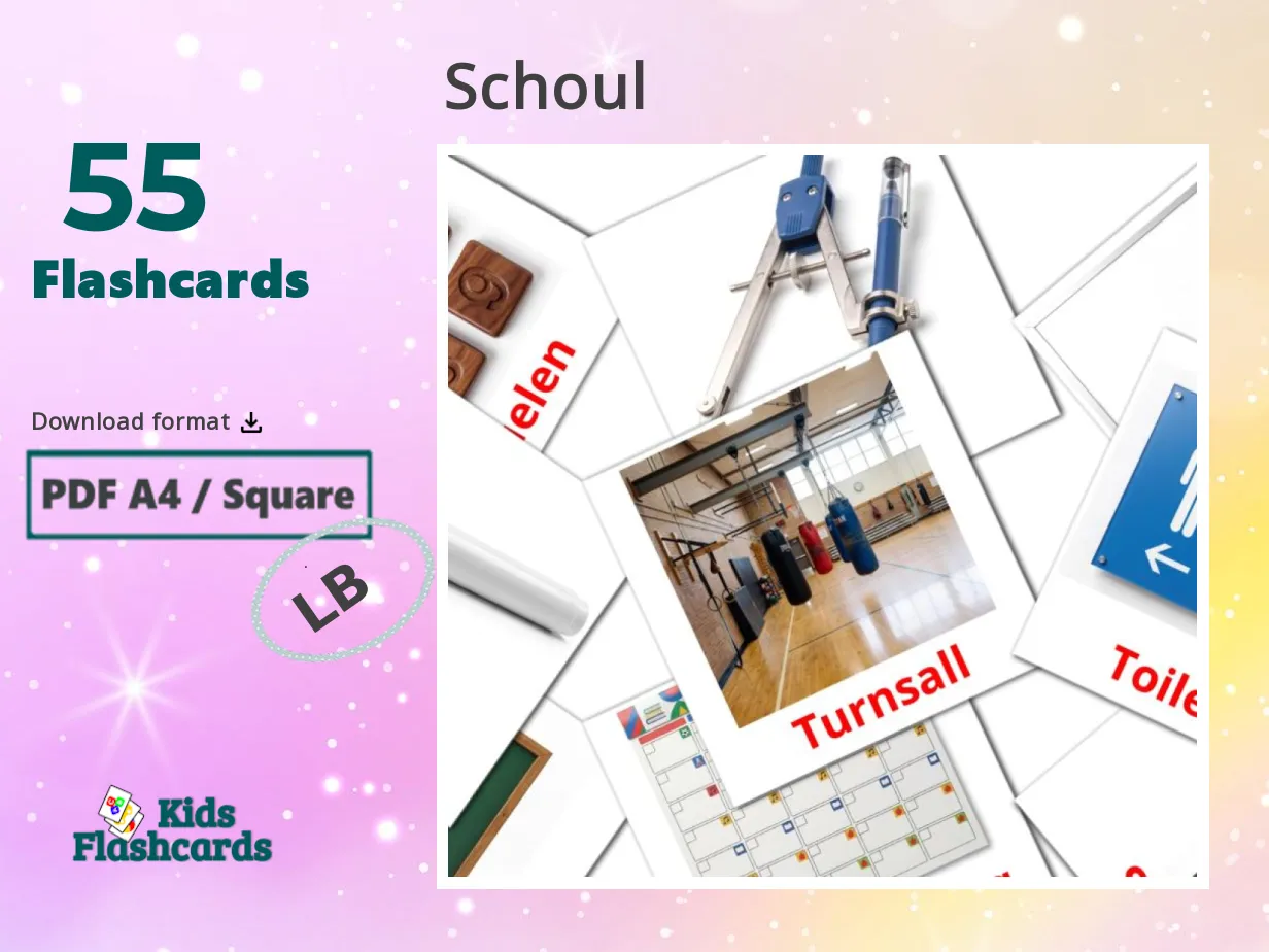 55 FREE Luxembourgish School Flashcards | PDF
