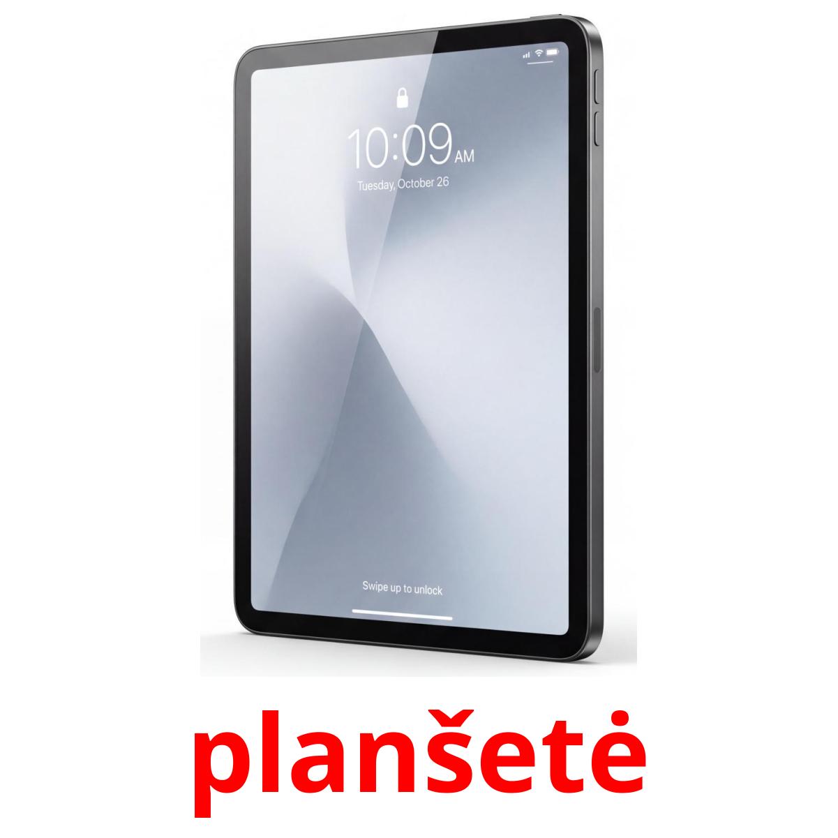 29 Printable Gadgets Flashcards in Lithuanian (Free PDF)